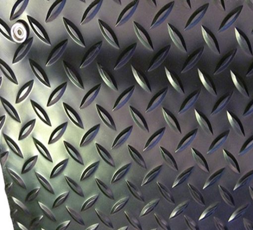 Strong Grip Black Rubber Matting Roll For Industrial And Commercial ...