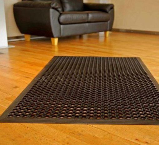 HONEYCOMB RUBBER ENTRANCE MAT - Rubber Flooring Uk