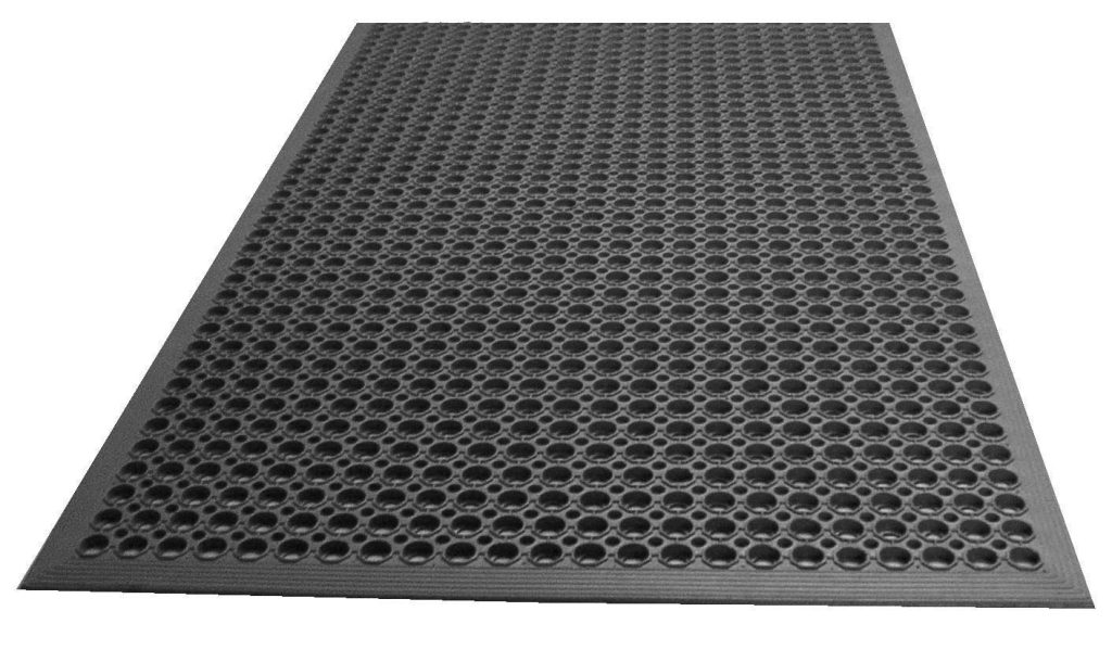 Natural Rubber Matting For Workshop And Machine Shop 13mm Swarf Mats ...